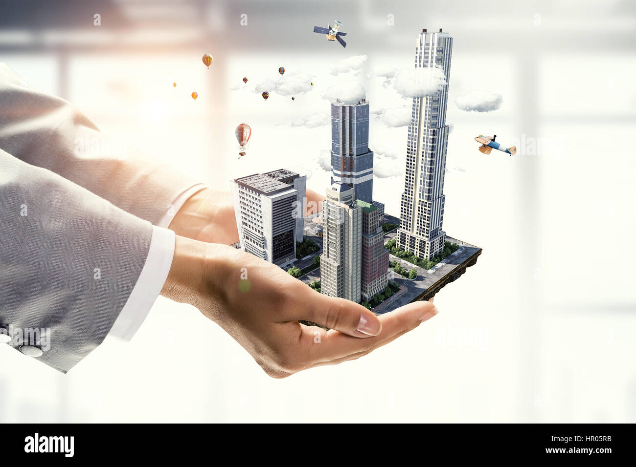 My new development project . Mixed media Stock Photo - Alamy