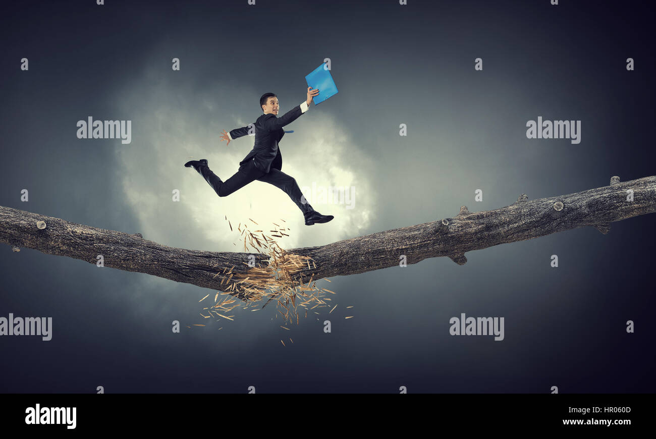 Overcoming fear failure mixed media hi-res stock photography and images ...