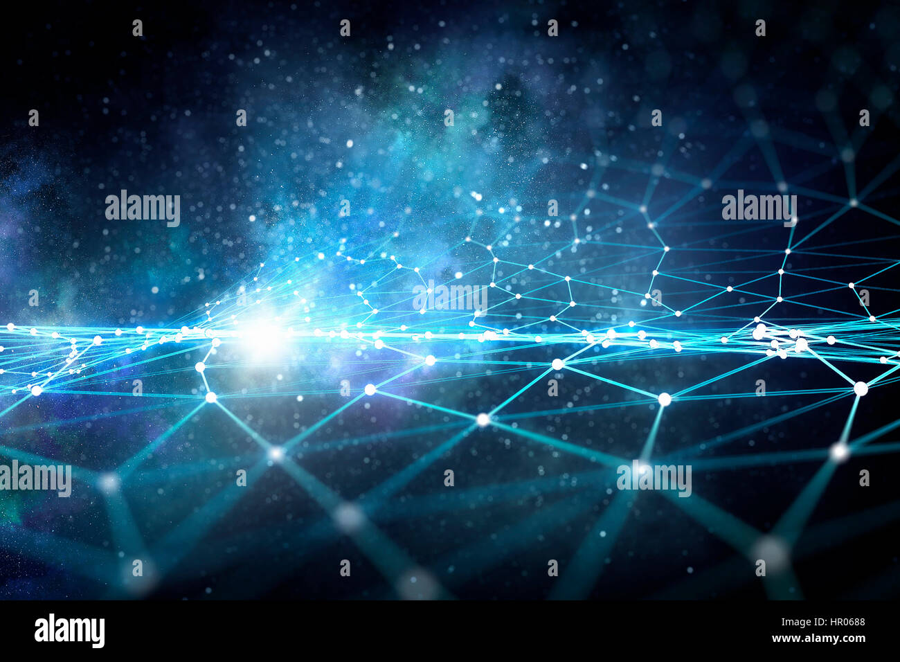 Connected lines background . Mixed media Stock Photo - Alamy