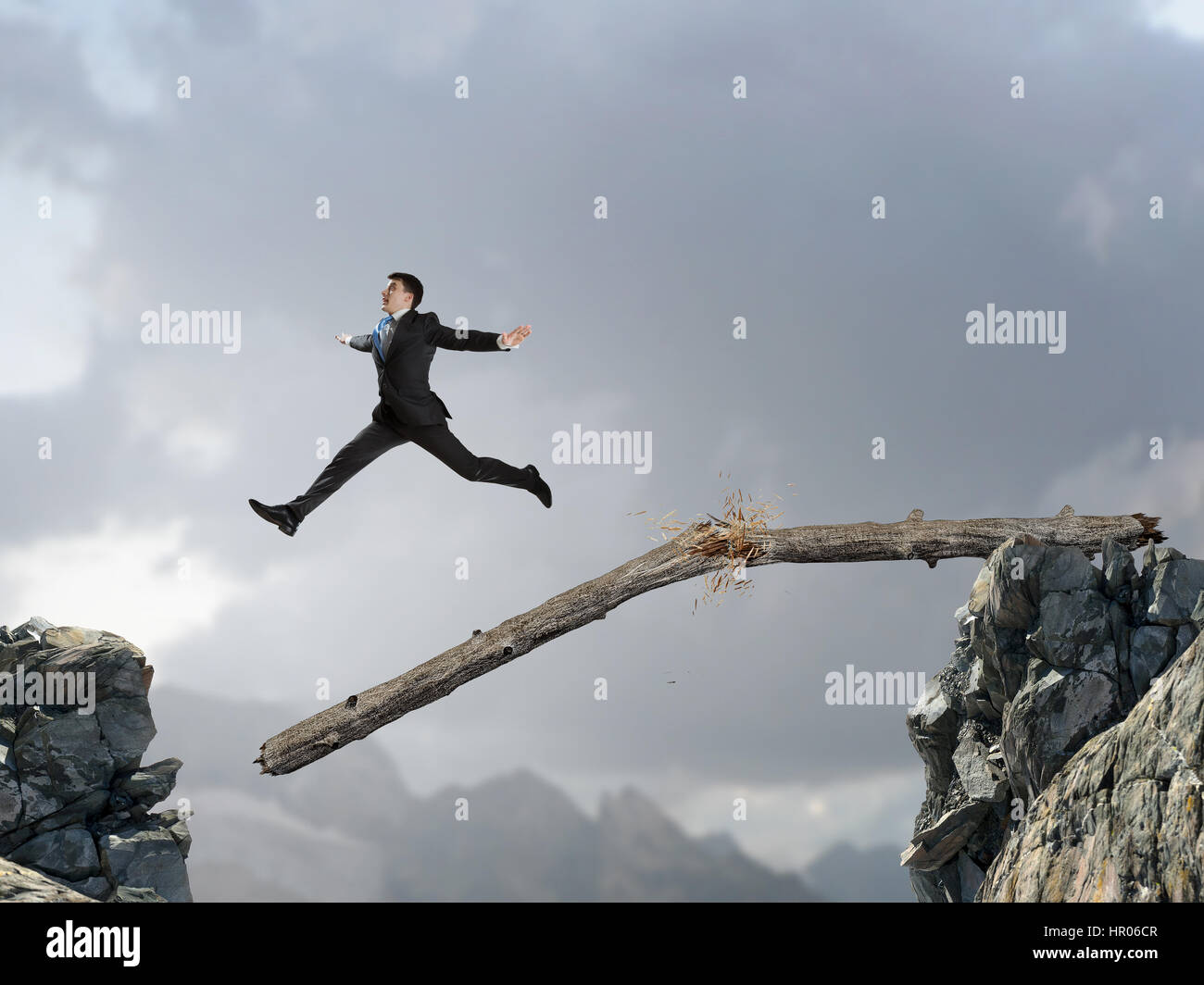 Overcoming Fear Failure Mixed Media Hi Res Stock Photography And Images