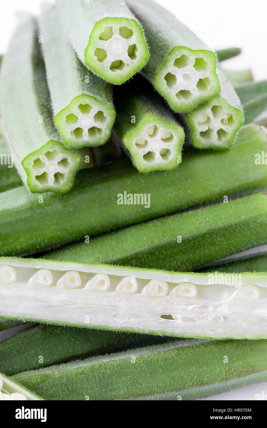 Okra seed pods hi-res stock photography and images - Alamy