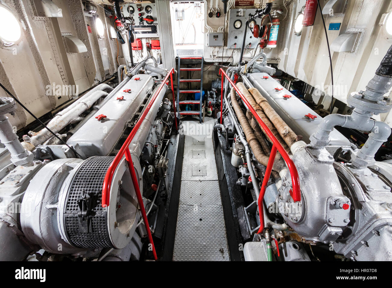 Restored P22, type 21 US naval Rhine River gunboat from the 1950s ...