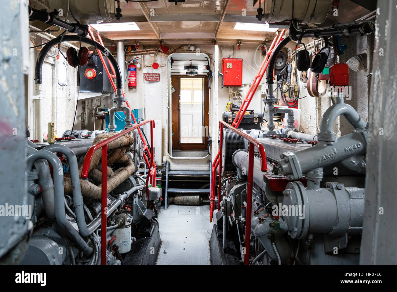 Restored P22, type 21 US naval Rhine River gunboat from the 1950s ...