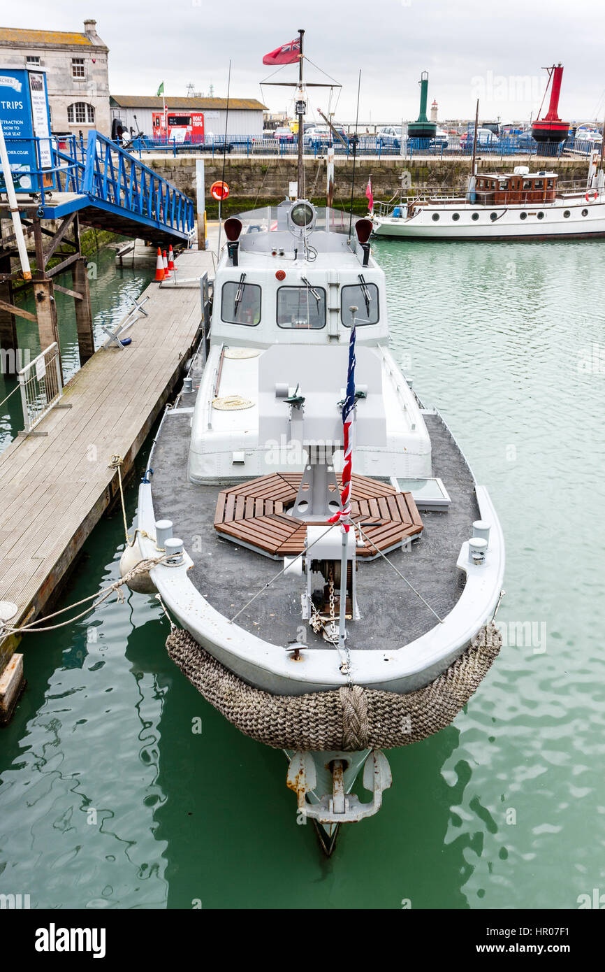 Restored P22, type 21 US naval Rhine River gunboat from the 1950s ...