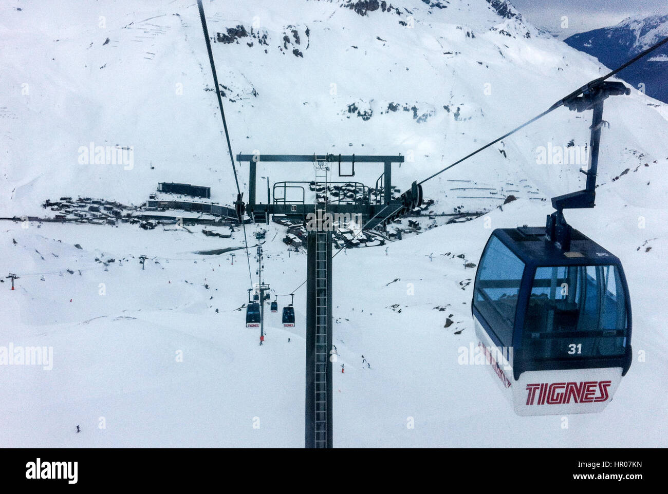 Tignes ski resort in the French Alps Stock Photo - Alamy