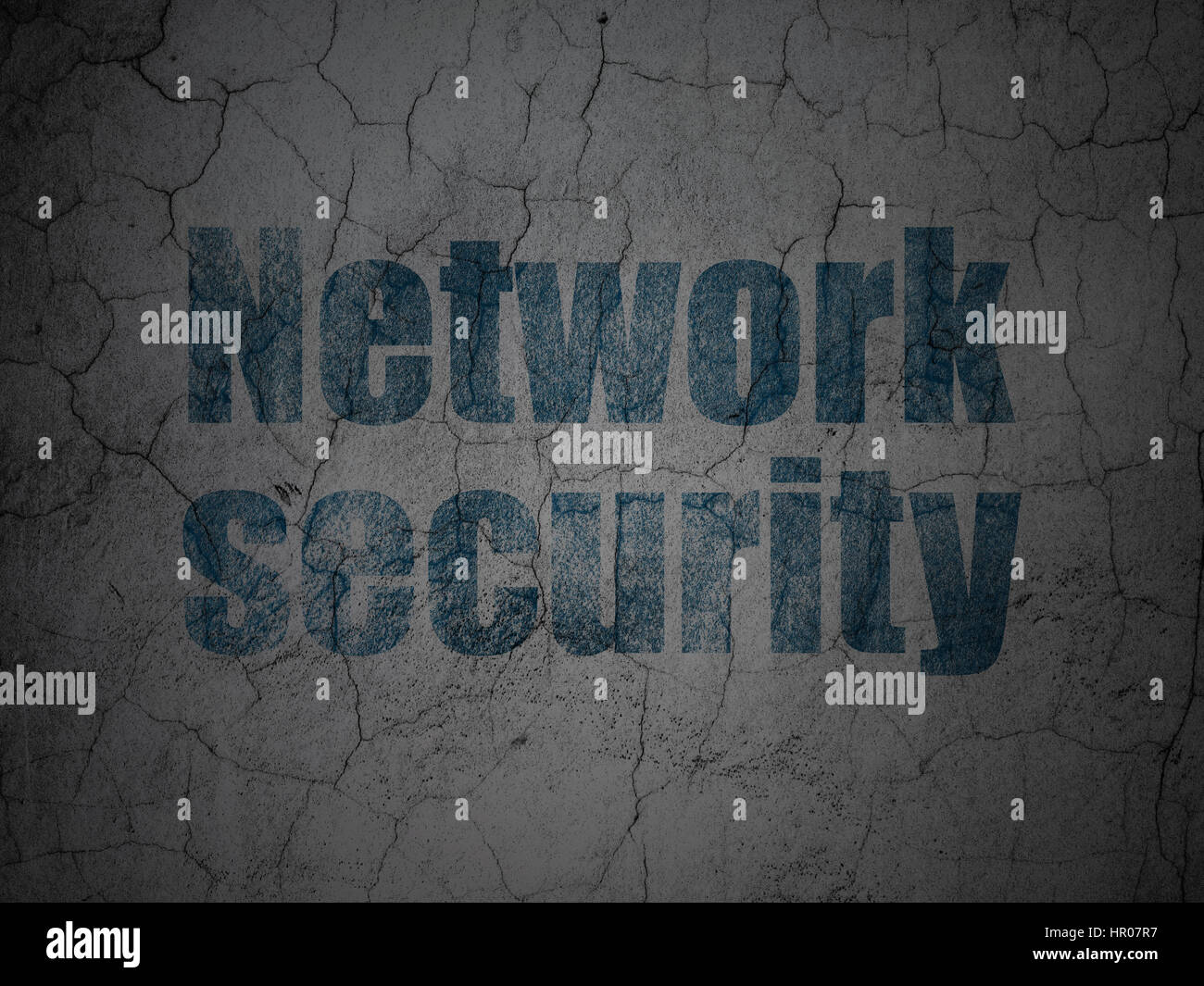 Safety concept: Network Security on grunge wall background Stock Photo ...