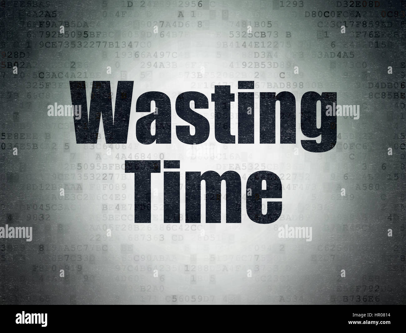 Time concept: Wasting Time on Digital Data Paper background Stock Photo ...