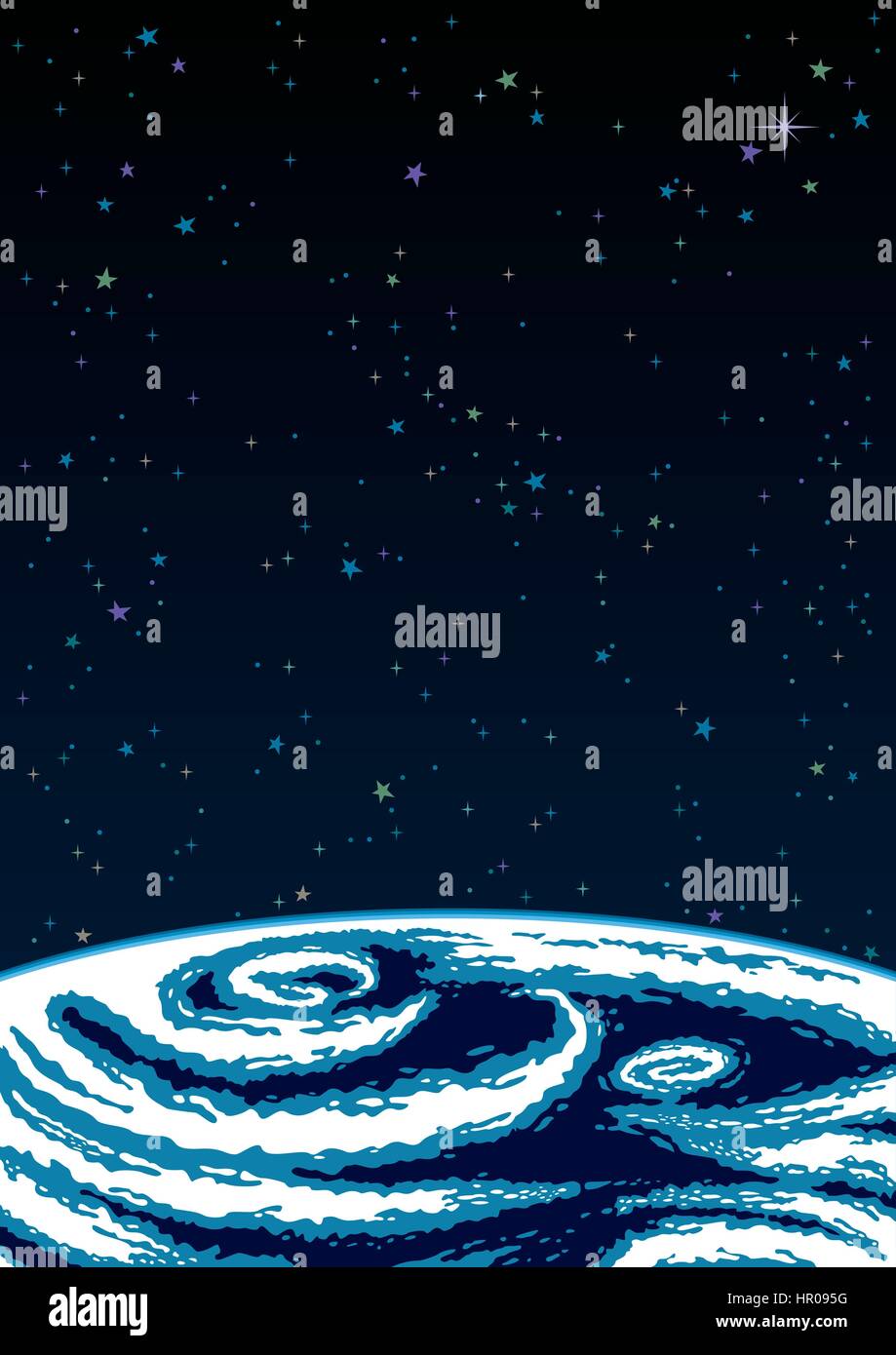 Earth planet view from Stock Vector Images - Alamy