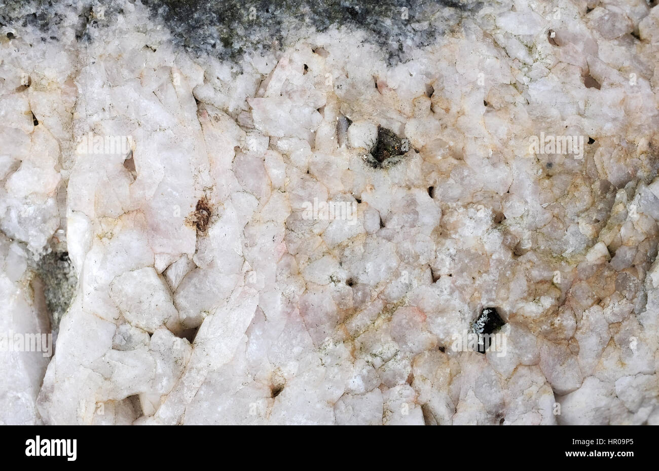 Coarse white quartz stone - rock crystal - abstract background texture ...