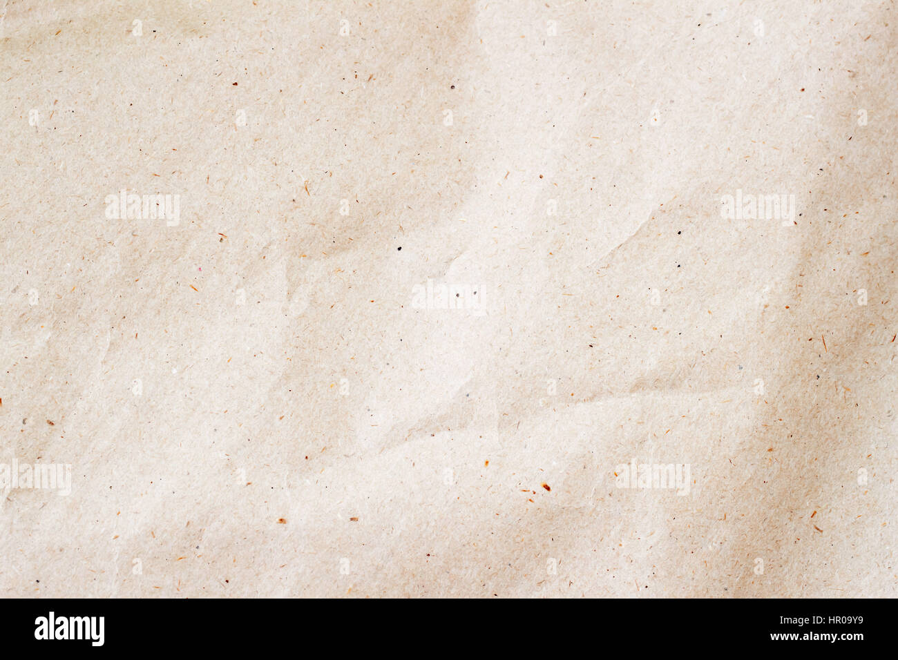Rumpled Environmental or Kraft paper texture background close-up ...