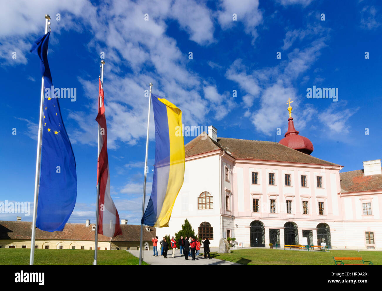 Furth bei Göttweig, Abbey of Göttweig; Western tract with Kaiserstiege ...
