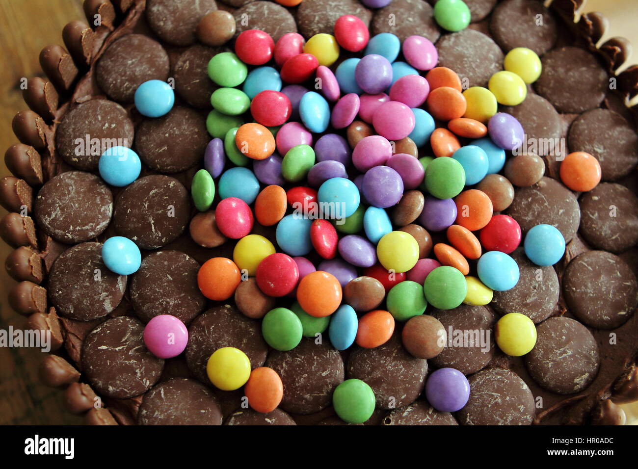 Chocolate Cake With Chocolate Fingers