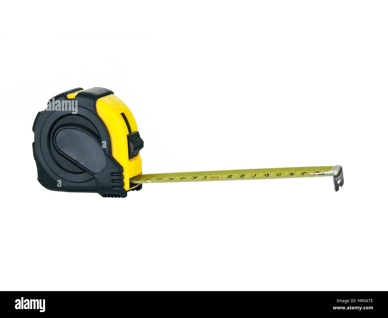 Tape measure isolated on white background Stock Photo - Alamy