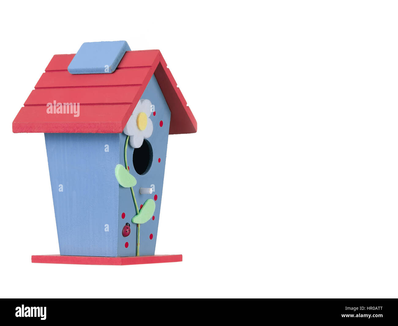Bird houses isolated on white background Stock Photo - Alamy