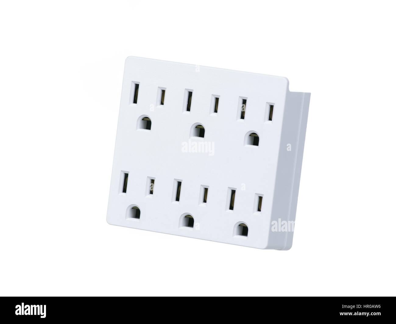 socket-outlet isolated on white background Stock Photo - Alamy