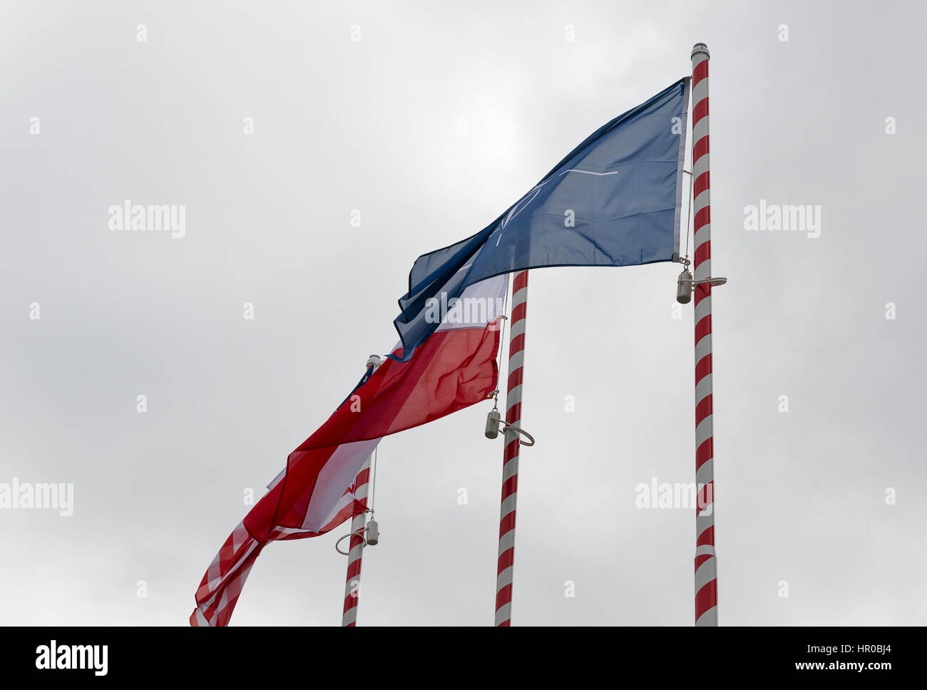 Nato country flags hi-res stock photography and images - Alamy