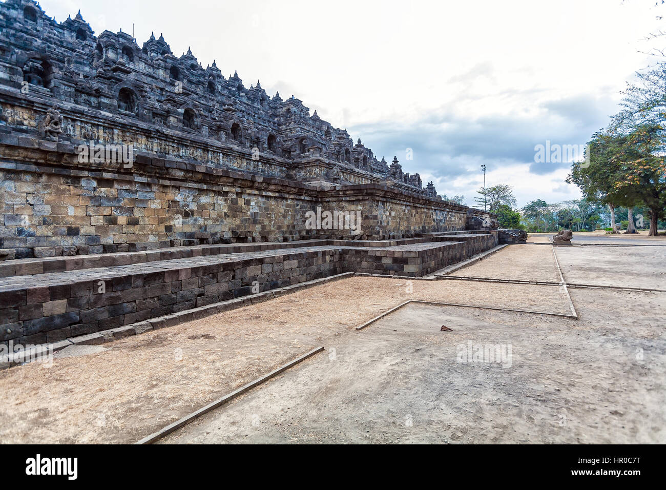 YOGYAKARTA, INDONESIA - AUGUST, 28: Ancient Borobudur Buddhist Temple ...