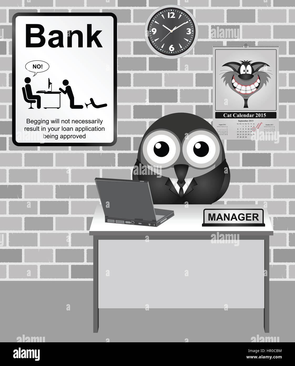 Bank manager desk sign hi-res stock photography and images - Alamy