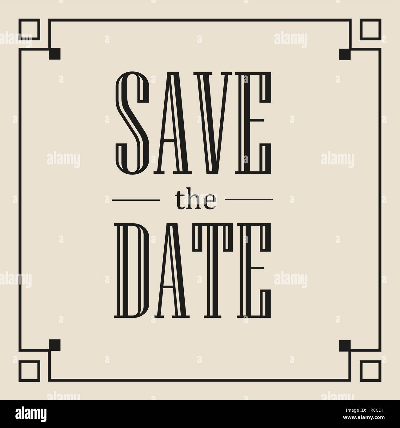 Save the Date vintage stamp Stock Vector Image & Art - Alamy