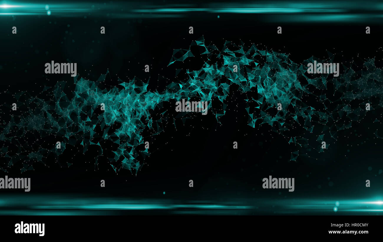 Colorful horizontal triangles with flares. 3D rendered Stock Photo - Alamy