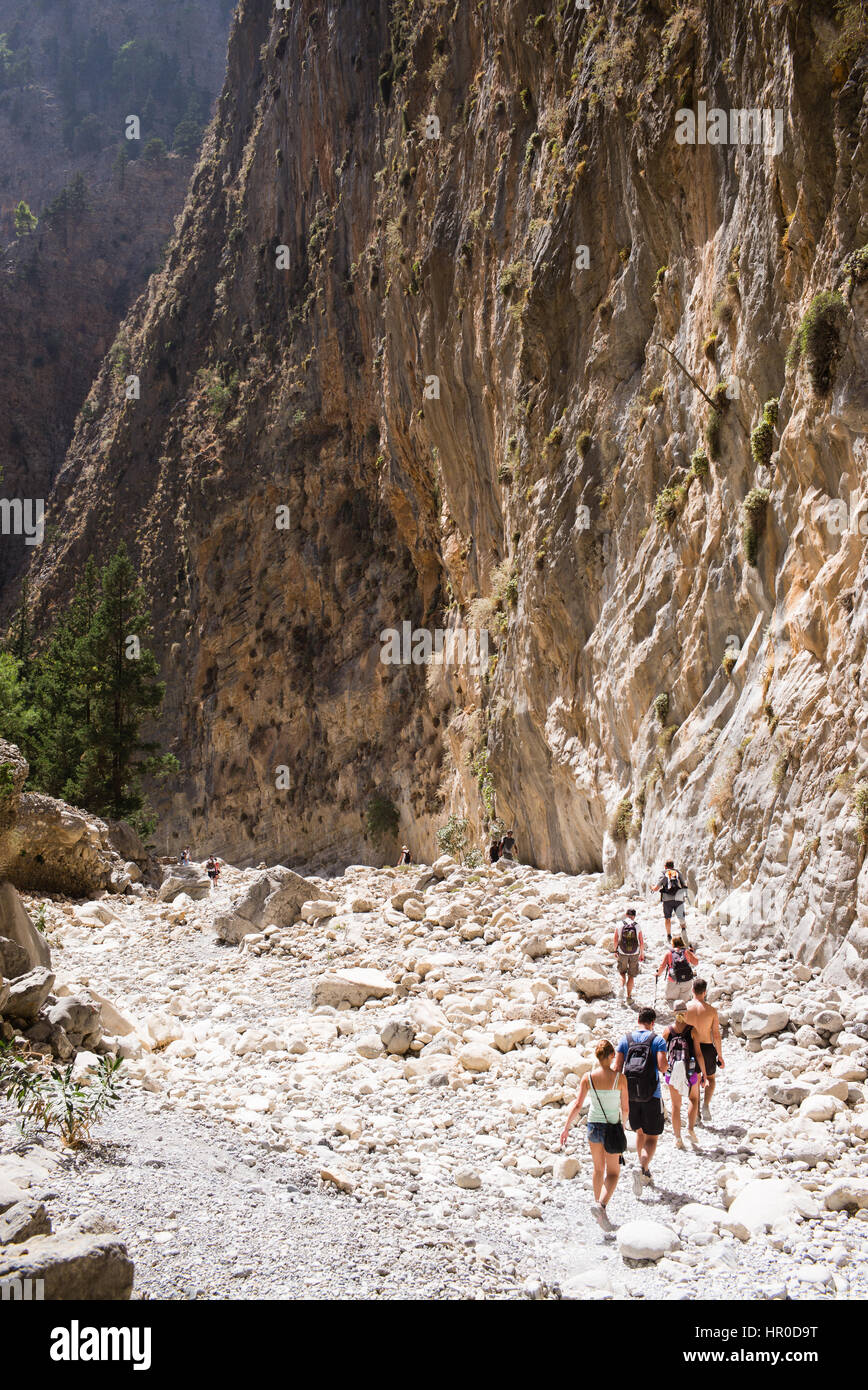 Samarian Gorge, Crete Stock Photo - Alamy