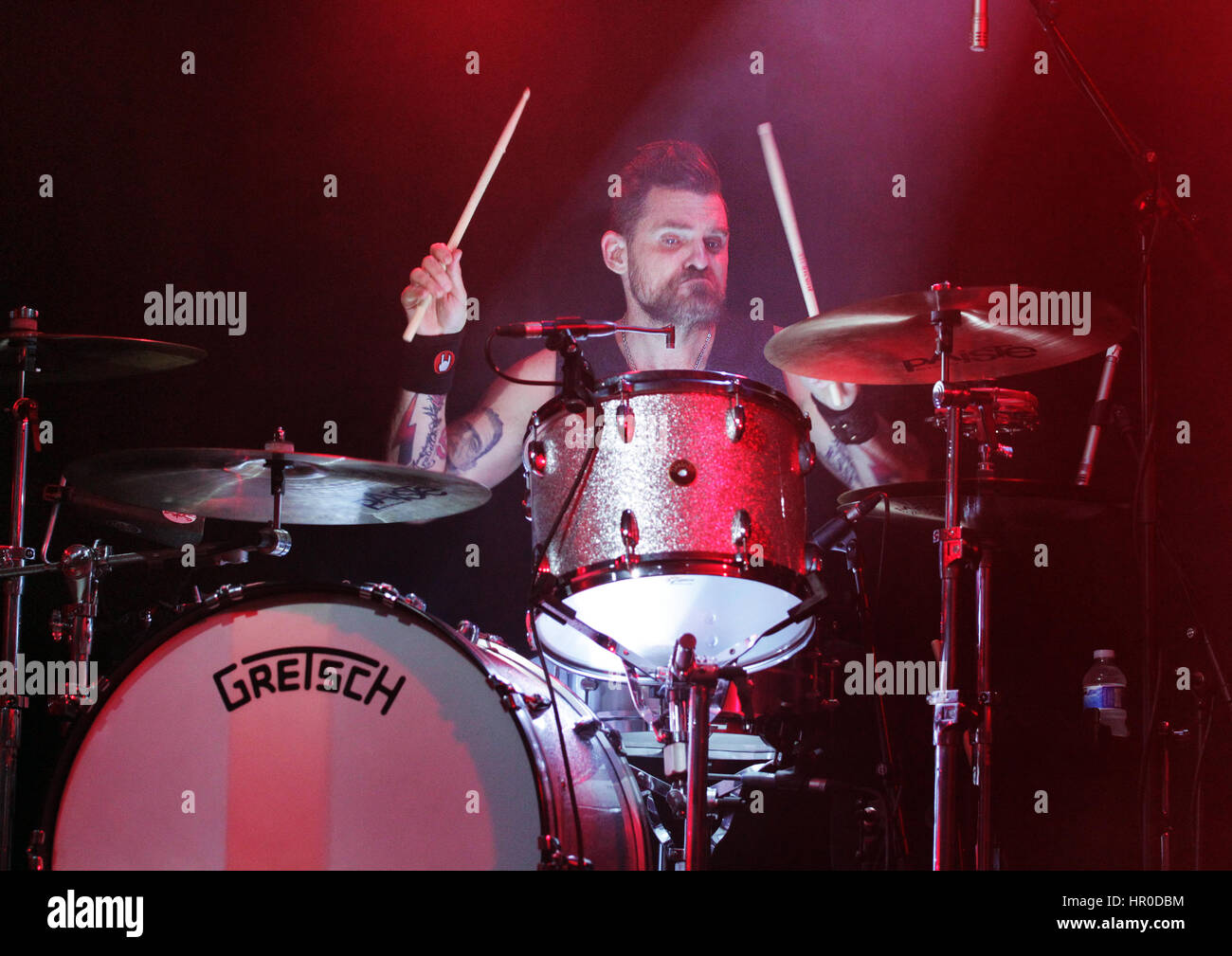 Rival Sons Performing at Liverpool O2 Academy Featuring: Rival Sons ...