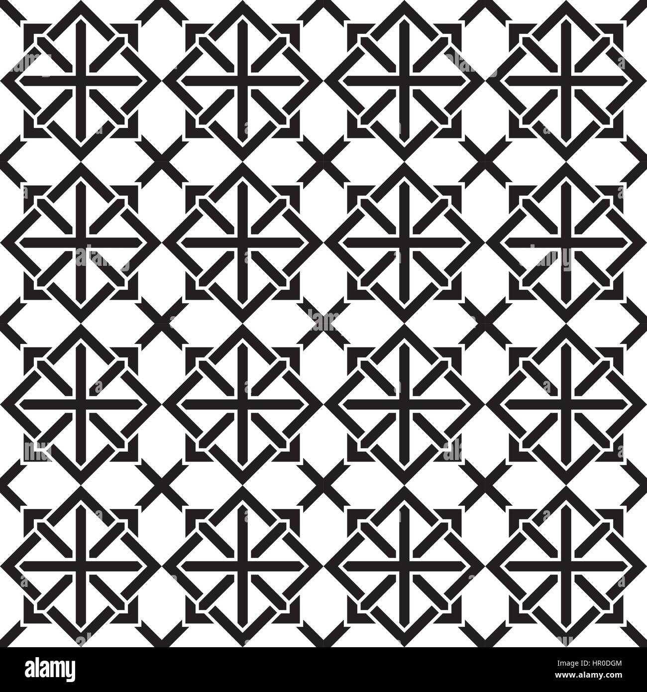 Traditional Japanese lattice pattern - seamless editable repeating ...
