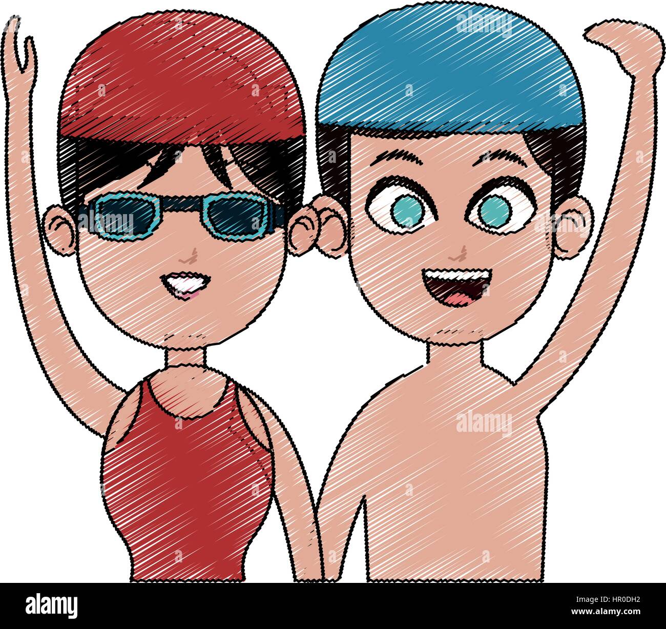 swimmer cartoon icon image Stock Vector Image & Art - Alamy