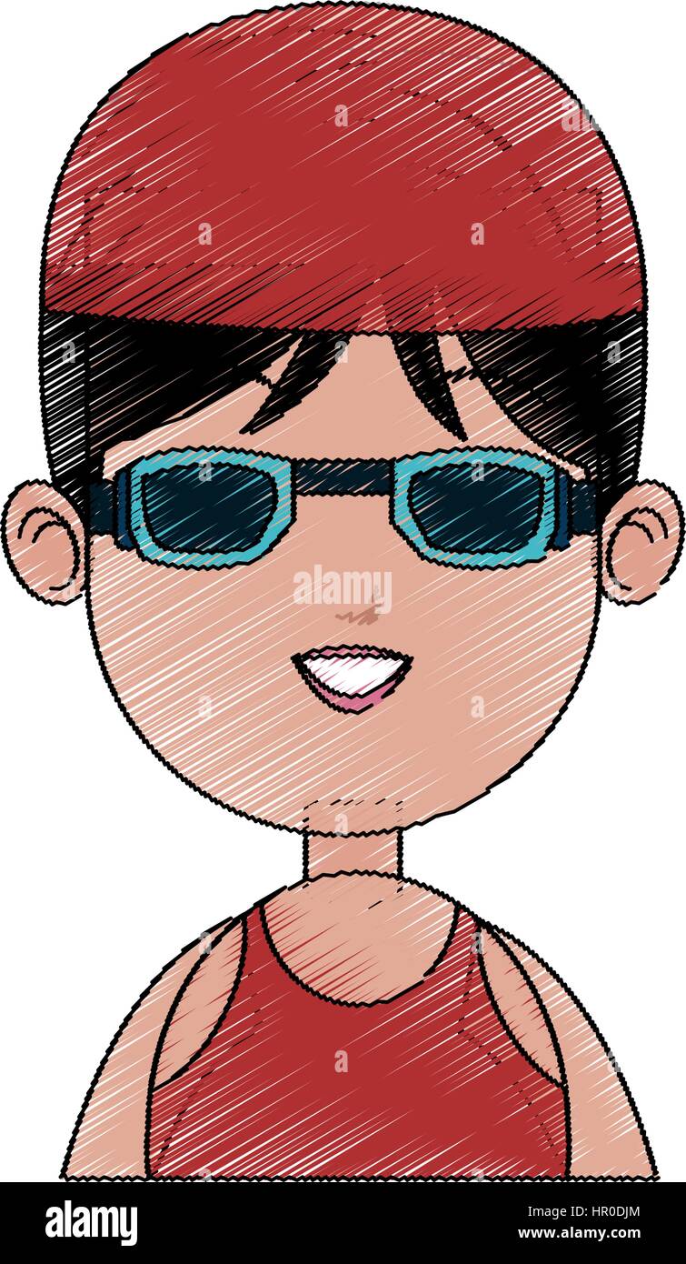 swimmer cartoon icon image Stock Vector Image & Art - Alamy