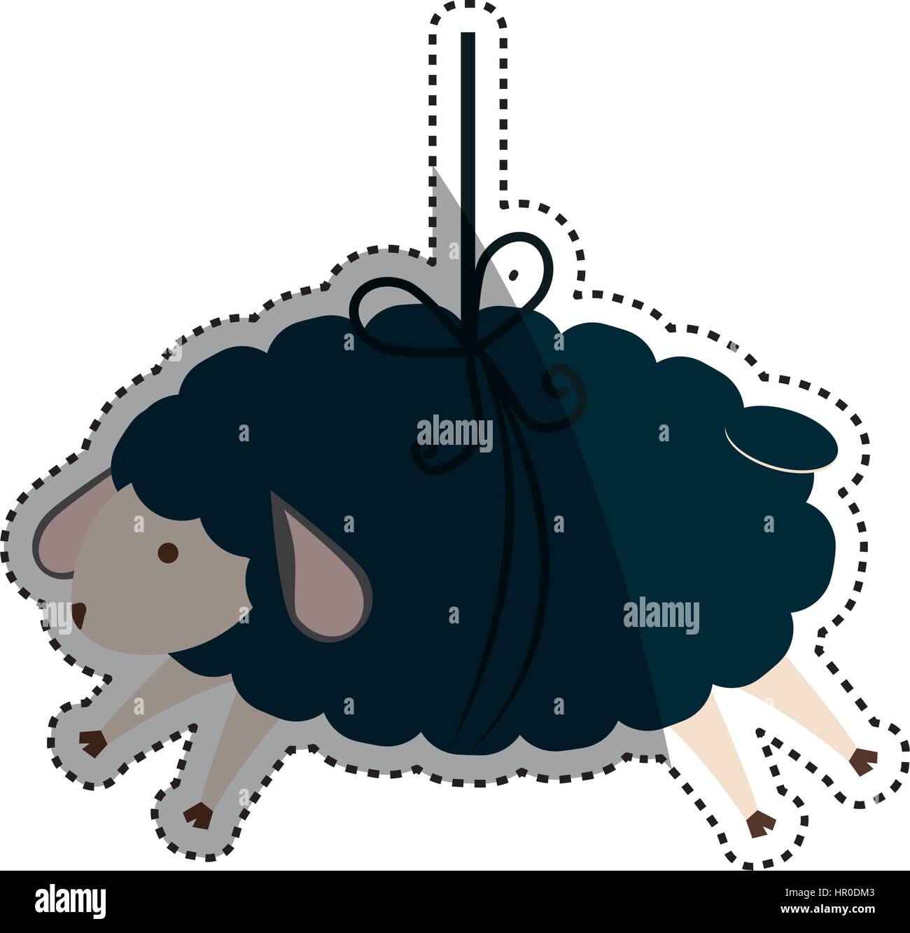 Sheep sleeping cartoon Stock Vector Image & Art - Alamy