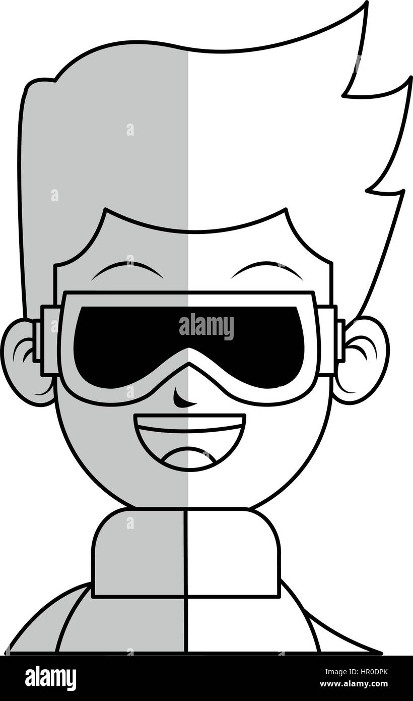 Frozen person in snow Stock Vector Images - Alamy