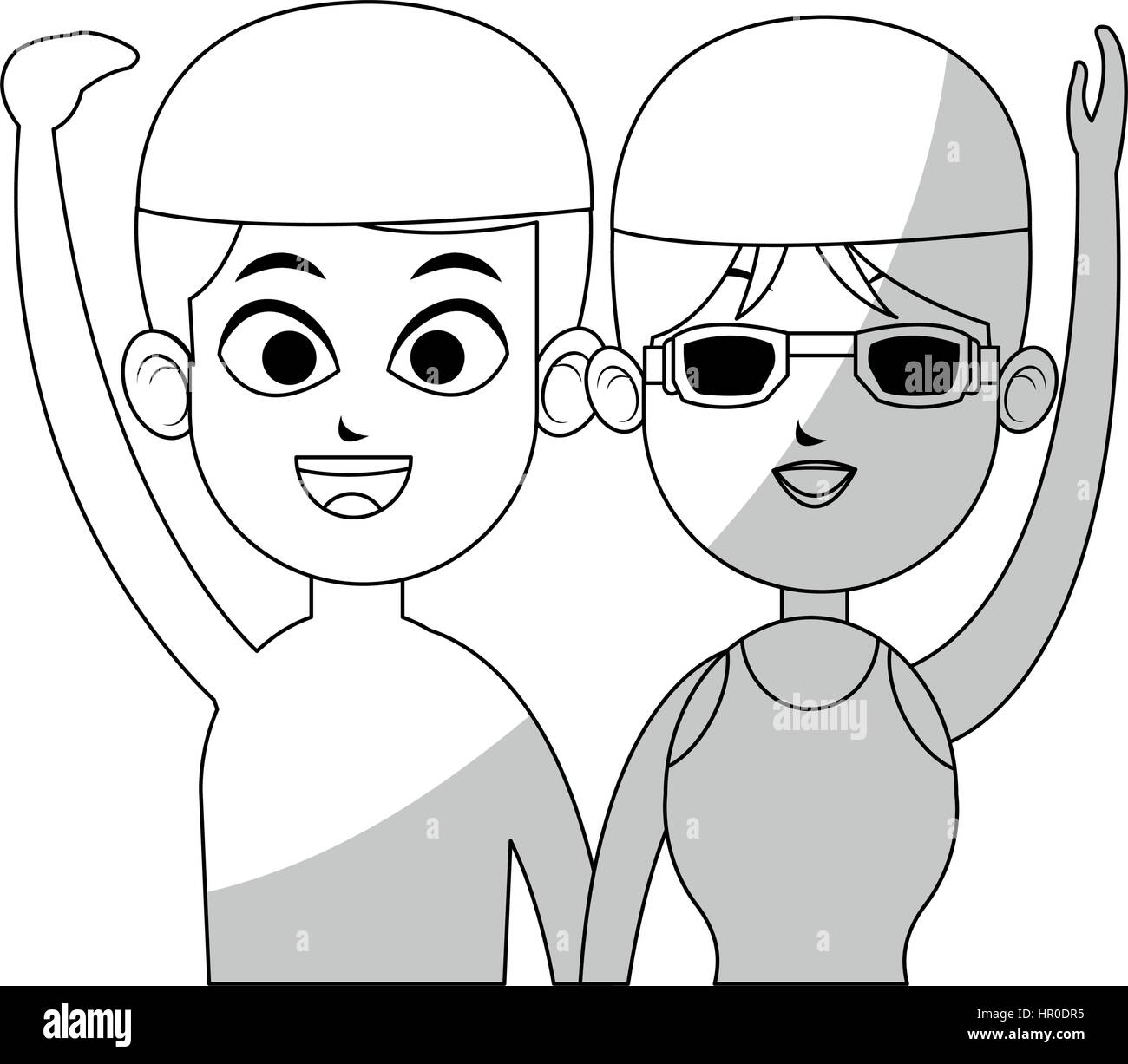 swimmer cartoon icon image Stock Vector Image & Art - Alamy