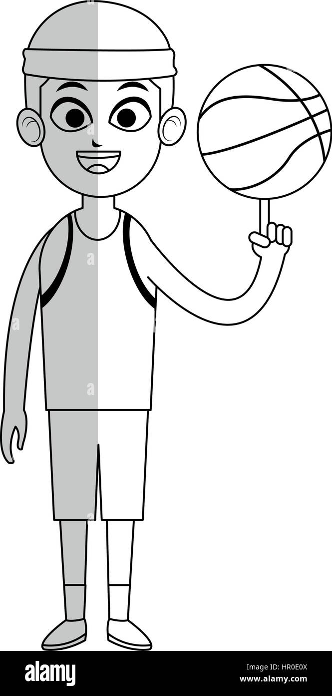 basketball player cartoon icon image Stock Vector Image & Art - Alamy