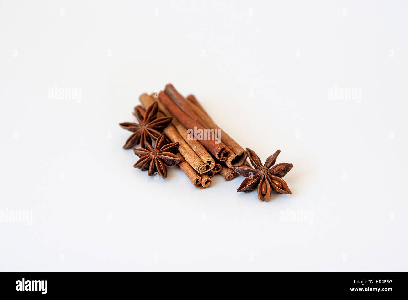 Cinamon sticks overhead hi-res stock photography and images - Alamy