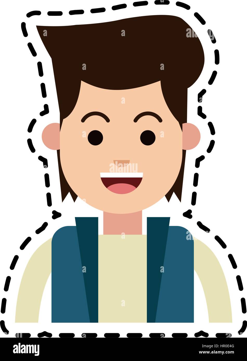 happy man icon image Stock Vector Image & Art - Alamy