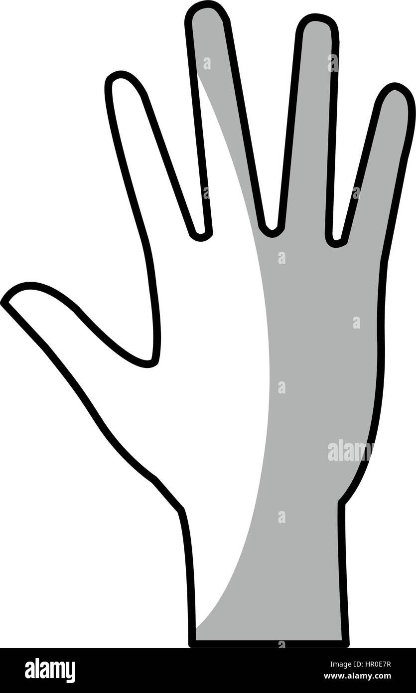 human hand icon Stock Vector Image & Art - Alamy