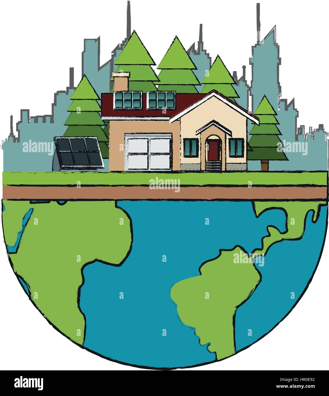 solar panel design Stock Vector Image & Art - Alamy