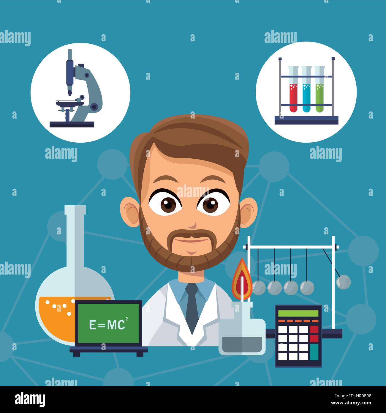 Doctor calculator Stock Vector Images - Alamy