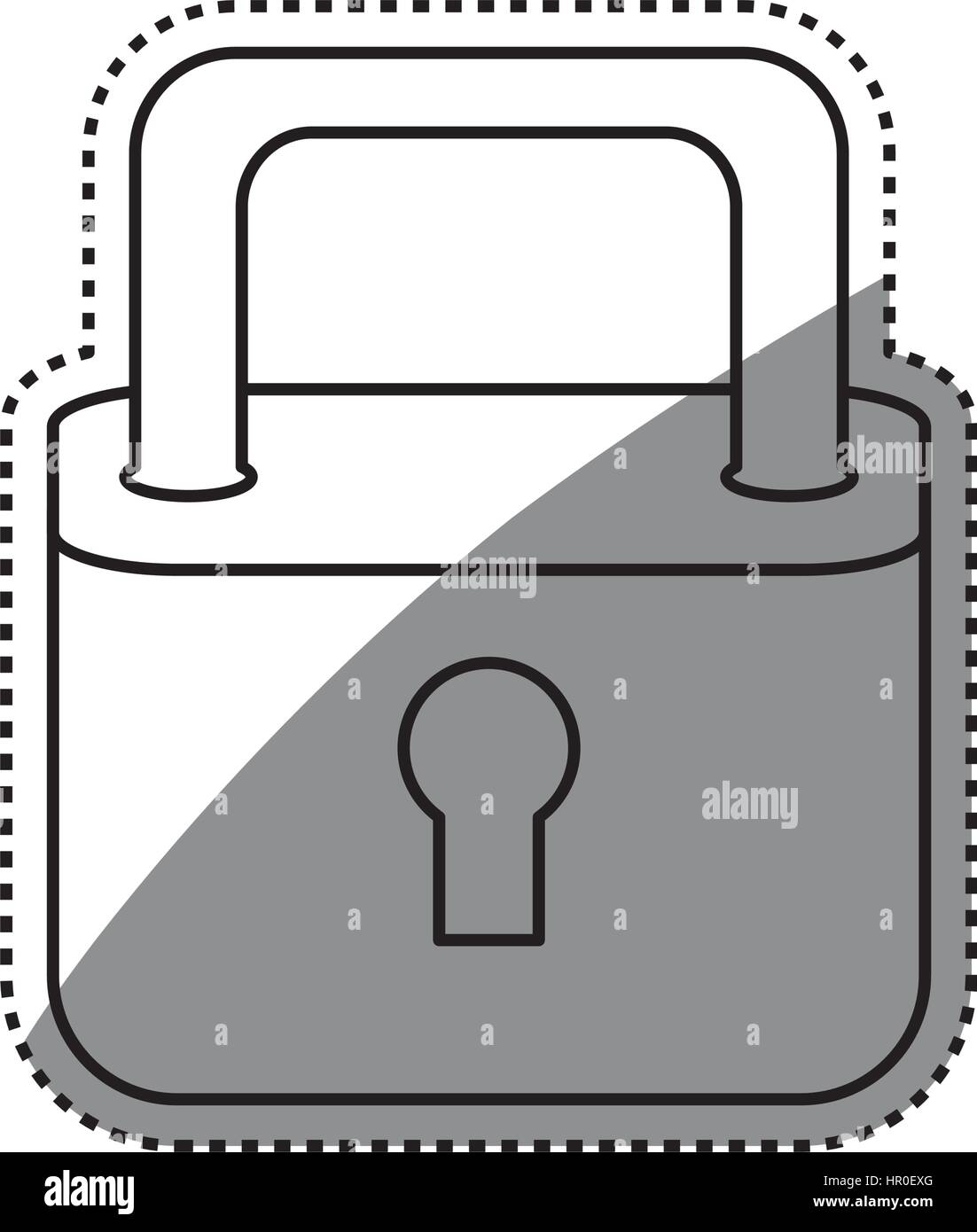Padlock security symbol Stock Vector Image & Art - Alamy
