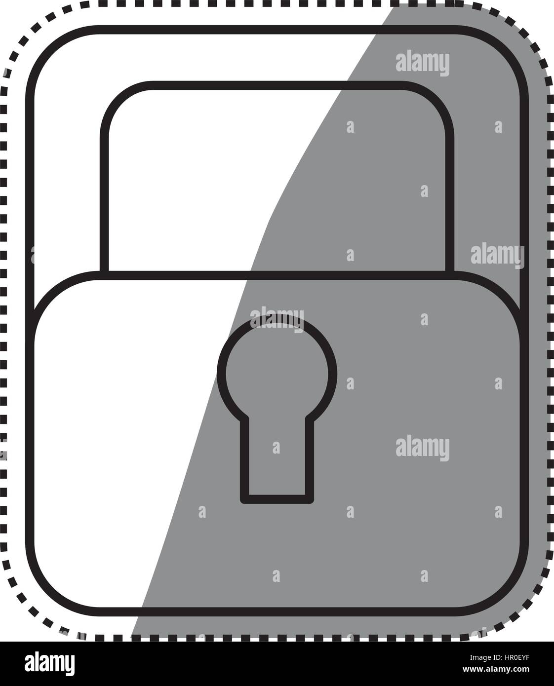 Padlock security symbol Stock Vector Image & Art - Alamy