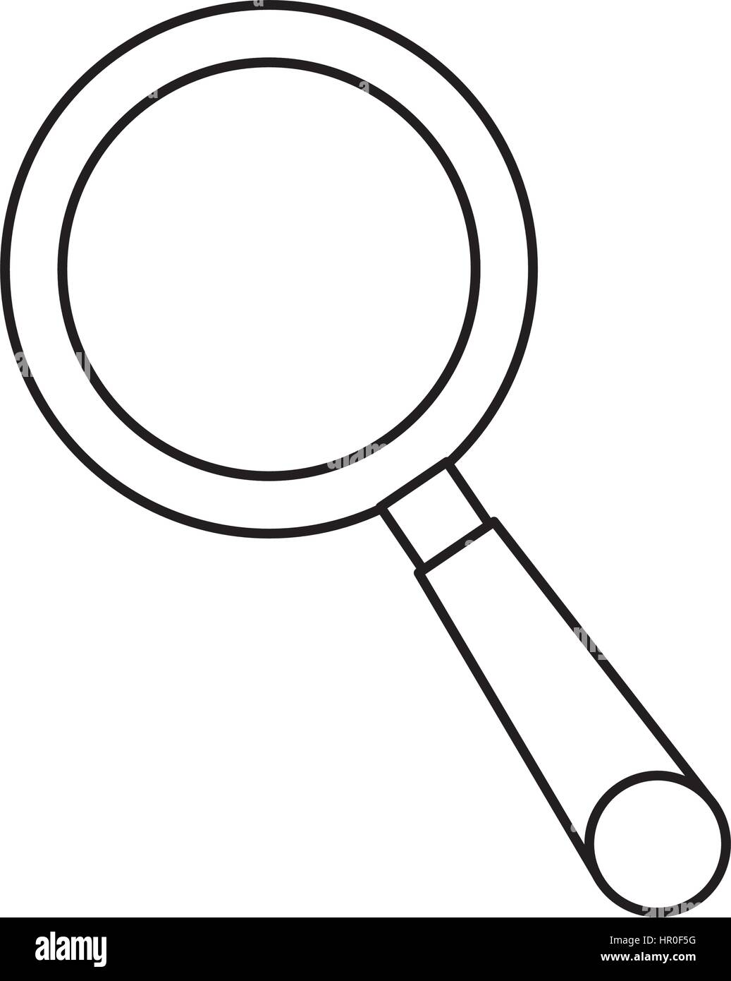 Magnifying glass lupe Stock Vector Image & Art - Alamy