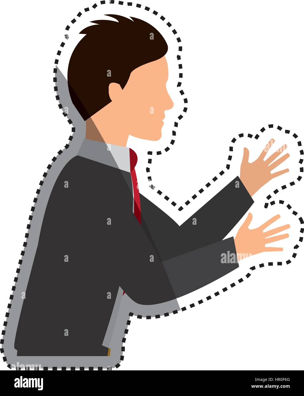 Businessman executive profile Stock Vector Image & Art - Alamy