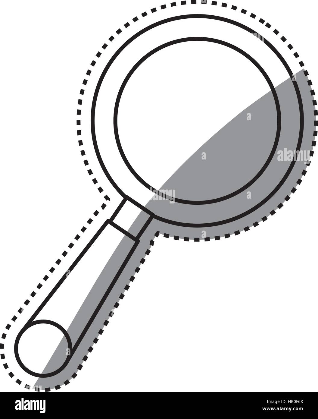 Magnifying glass lupe Stock Vector Image & Art - Alamy