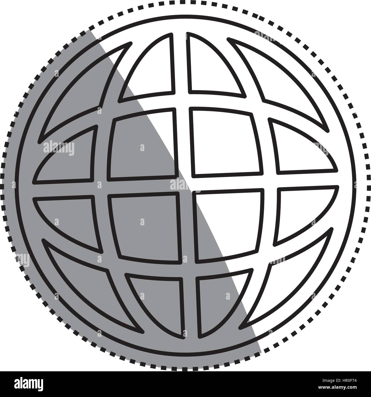 Global sphere symbol Stock Vector Image & Art - Alamy