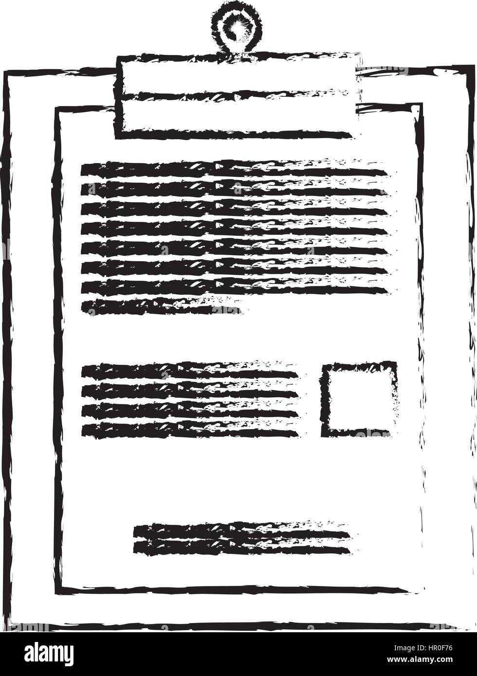 Checklist document sheet Stock Vector Image & Art - Alamy