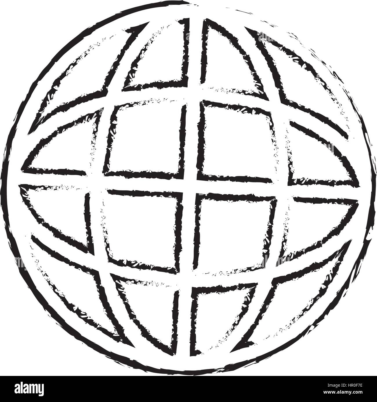 Global sphere symbol Stock Vector Image & Art - Alamy