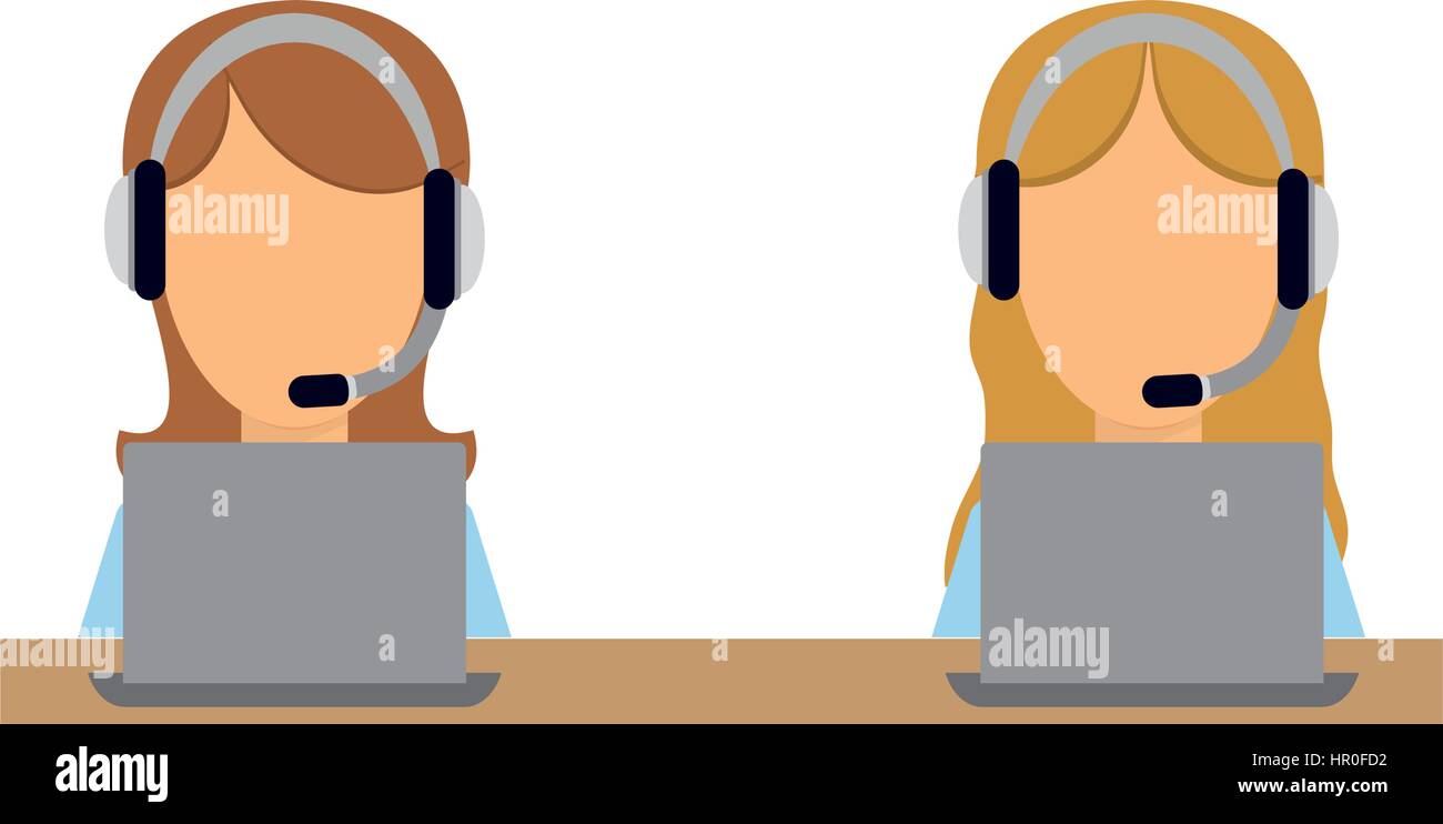 Call center operator Stock Vector Image & Art - Alamy