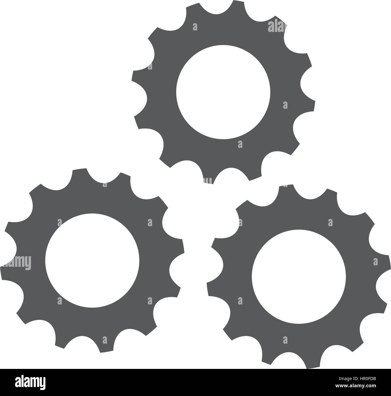 Gear machinery piece Stock Vector Image & Art - Alamy
