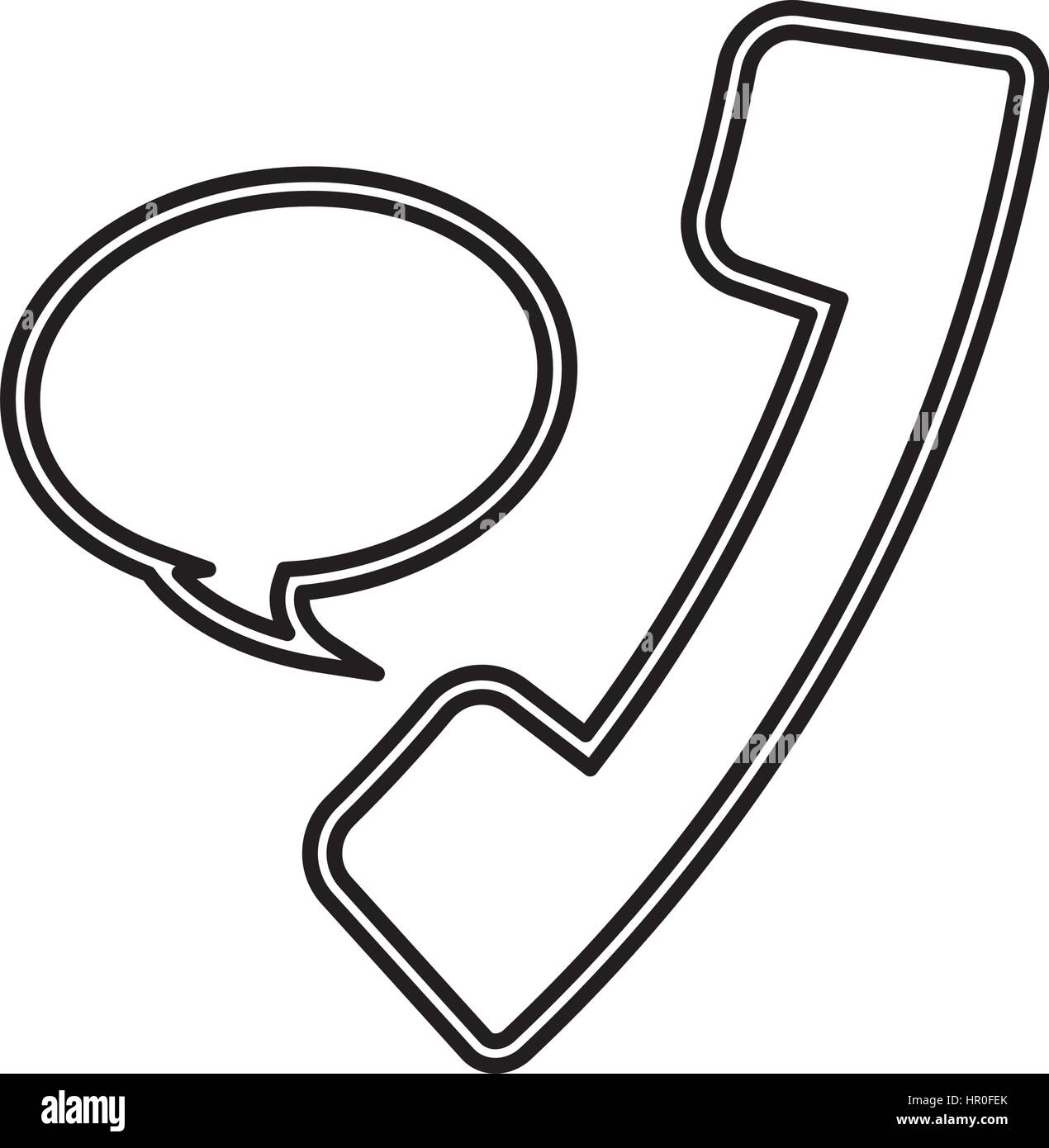 Call center line Stock Vector Image & Art - Alamy