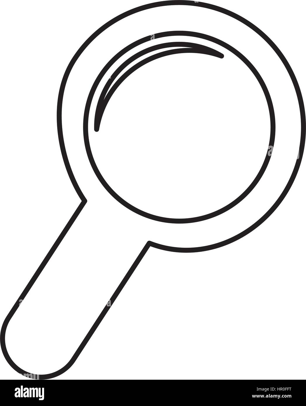 Magnifying glass lupe Stock Vector Image & Art - Alamy